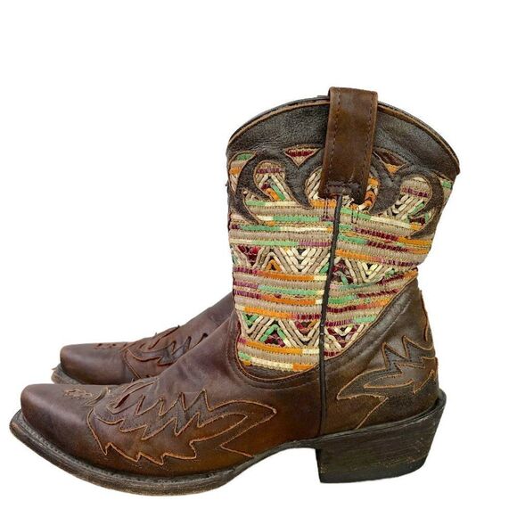 Stetson | Shoes | Stetson Raffia Shortie Westernboot In Whiskey ...